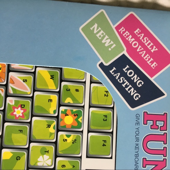 Funky Concepts | Storage & Organization | New Funkey Keyboard Stickers ...
